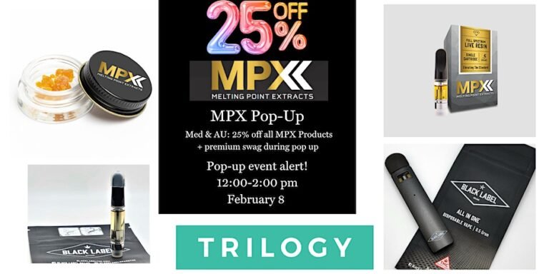 MPX Pop-Up By Trilogy Wellness Of Maryland - 420 Vendor List